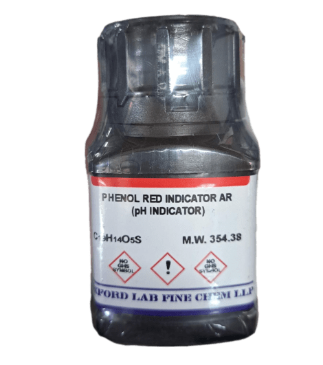 PHENOL RED INDICATOR AR (PH INDICATOR) 25G-OXFORD (INC IGV) | Envirotechlab