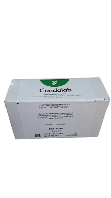 LISTERIA CHROMOGENIC SELECTIVE SUPPLEMENT 1O VIALS-CONDALAB, 6040 (INC ...