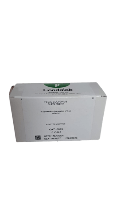 FECAL COLIFORMS SUPPLEMENT 10 VIALS-CONDALAB, 6023 | Envirotechlab