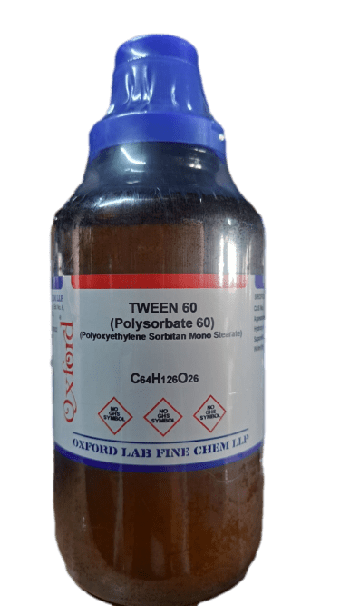 TWEEN 60 (POLYSORBATE 60) 500ML-OXFORD (INC IGV) | Envirotechlab
