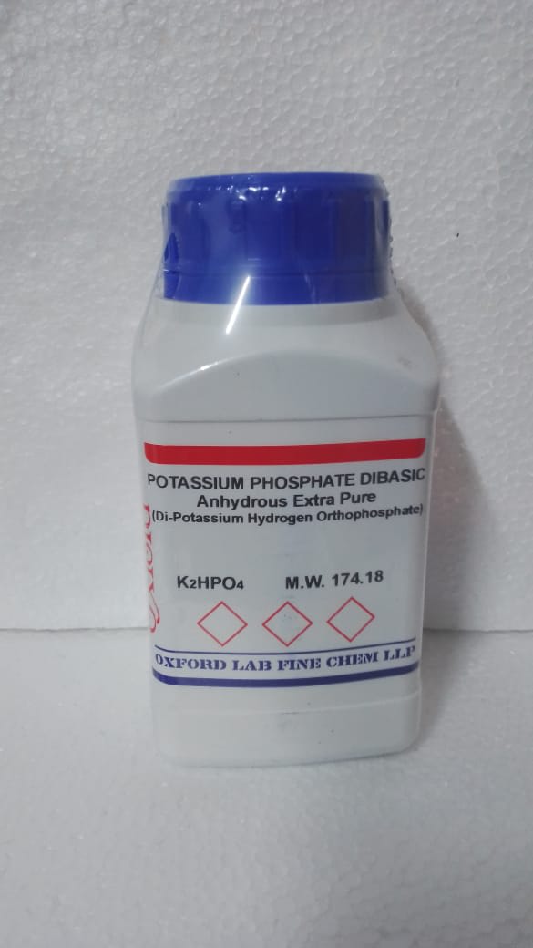 POTASSIUM PHOSPHATE DIBASIC ANHYDROUS 98% Extra Pure (Inc IGV) | Envirotechlab