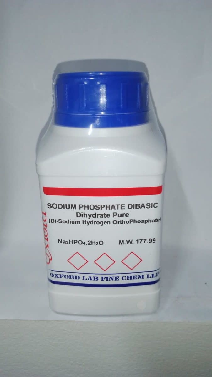 SODIUM PHOSPHATE DIBASIC ANHYDROUS 98% Extra Pure (Inc IGV) | Envirotechlab