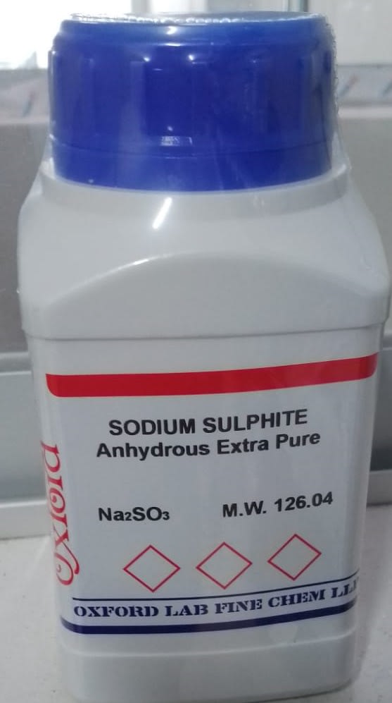 SODIUM SULPHITE ANHYDROUS 95% Extra Pure (Inc IGV) | Envirotechlab