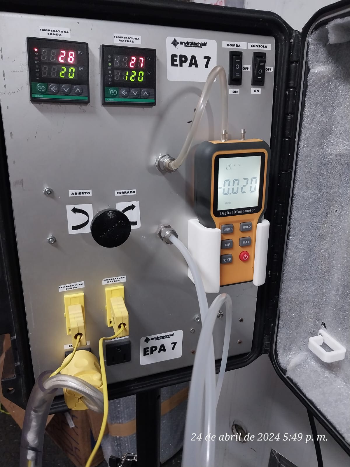 ALQUILER DEL ISOCINETICO MÉTODO 7 - ENVIROTECHLAB-ISO-F1 X DÍA (INC IGV ...