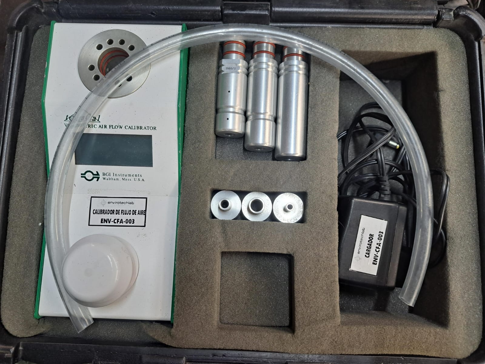 ALQUILER CALIBRADOR DE FLUJO- BGI, TETRACAL X DIA (INC IGV) | Envirotechlab