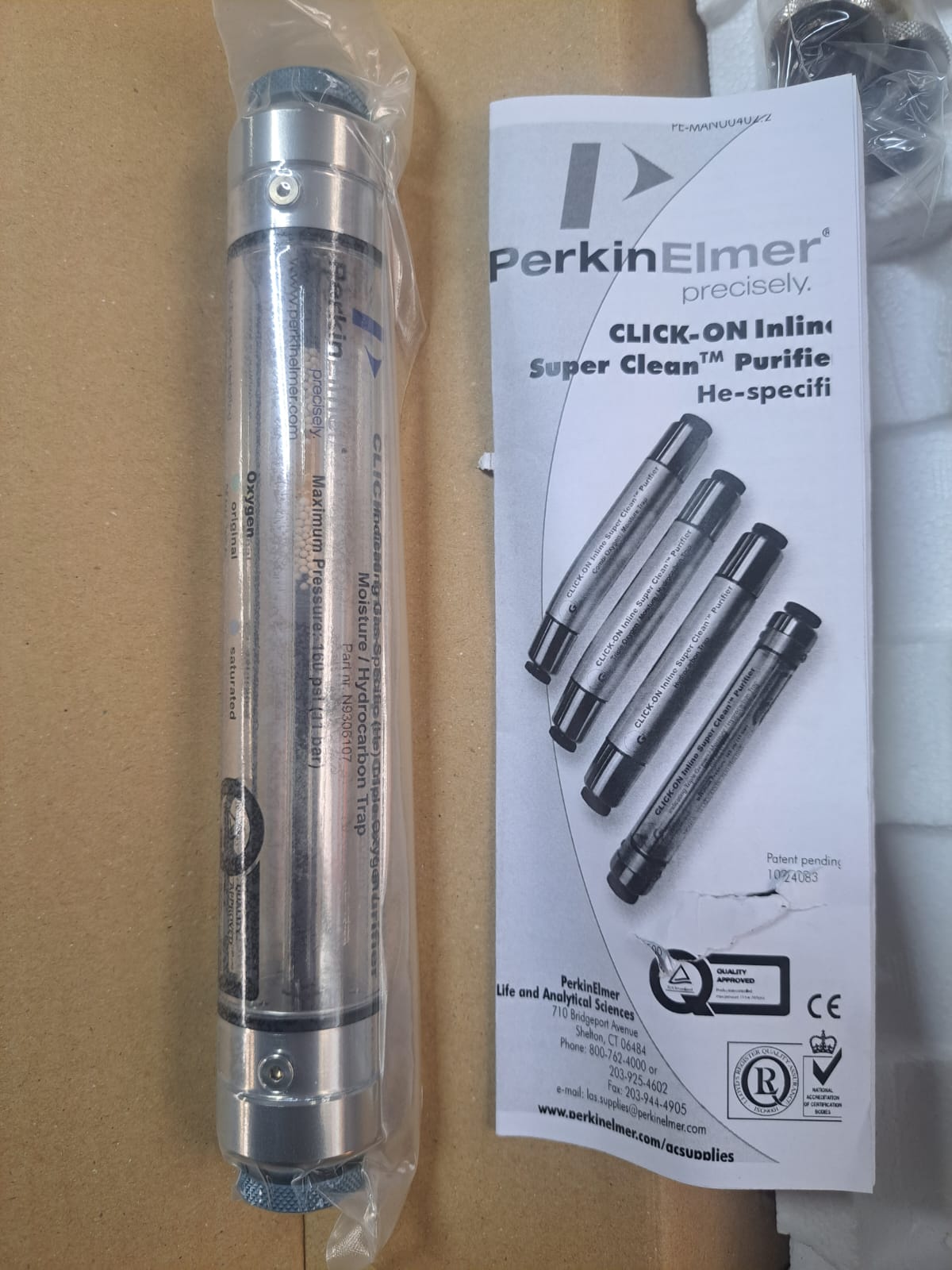 FILTRO DE TRIPLE GAS PARA OXIGENO, HUMEDAD E HIDROCARBUROS- PERKIN ...