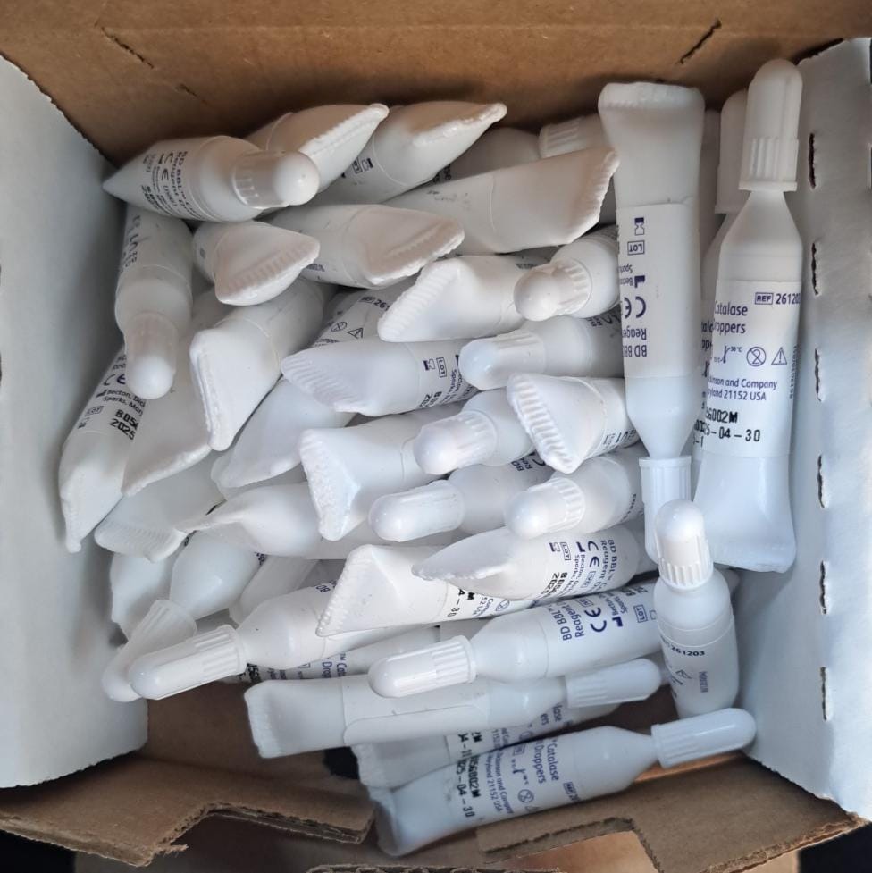 CATALASE REAGENT DROPPERS 50 PCS (INC IGV) | Envirotechlab