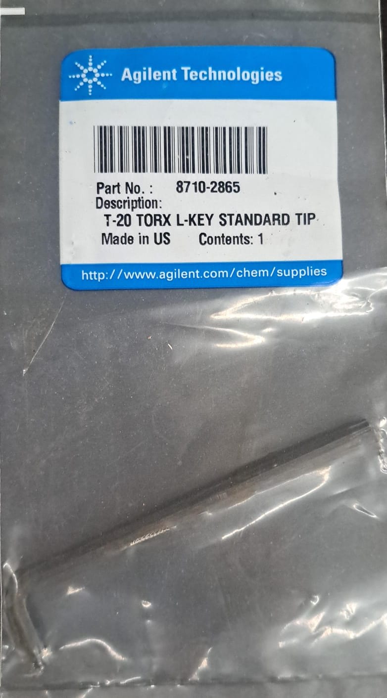 T-20 TORX L-KEY STANDARD TIP-AGILENT TECHNOLOGIES, 8710-2865 (INC IGV ...
