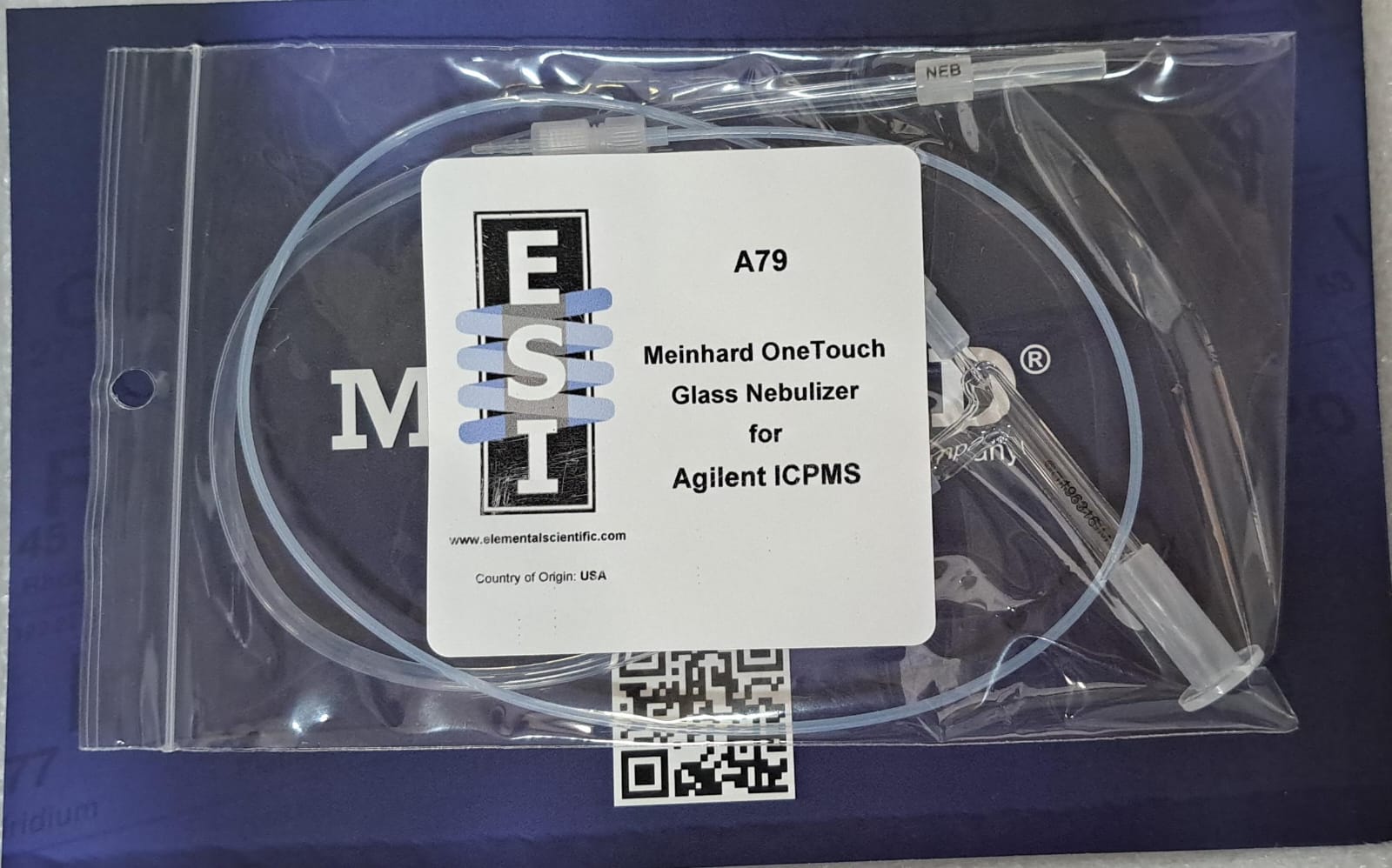 CONCENTRIC GLASS NEBULIZER TYPE A3-MEINHARD,A79 (INC IGV) | Envirotechlab