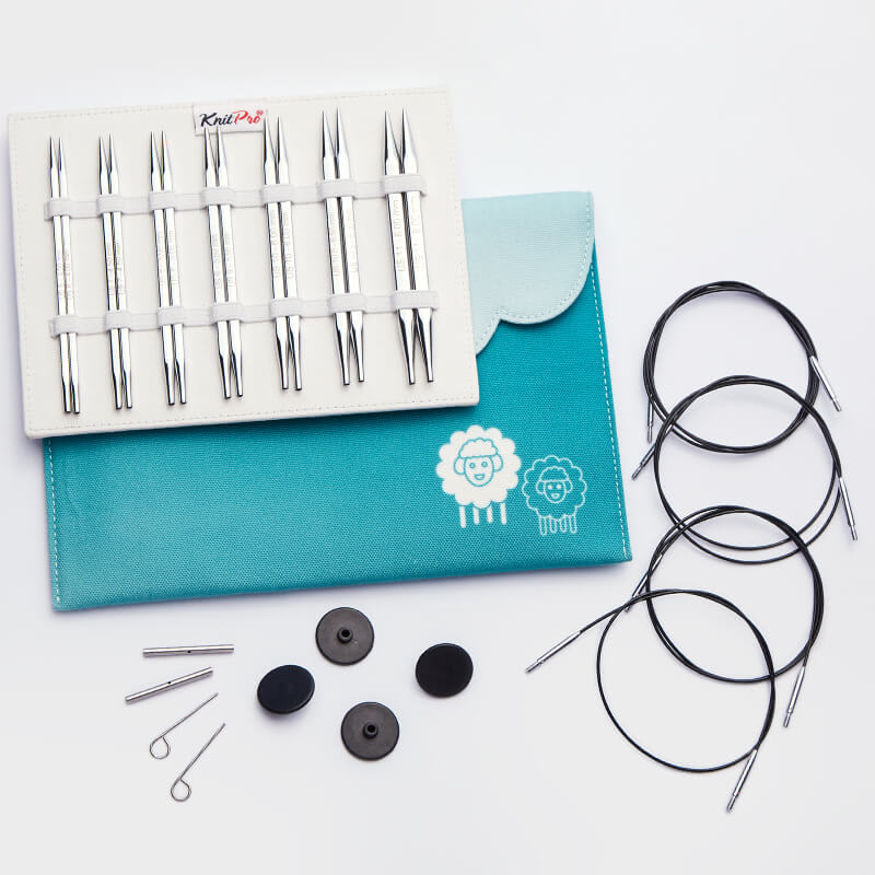 Nova Cubics Normal Interchangeable Needle Set - Deluxe | Outgoing Knit