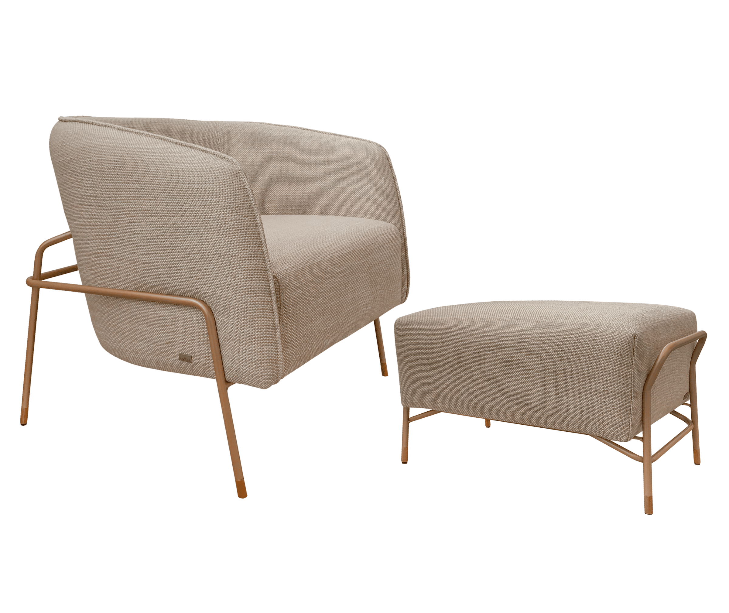 SET BUTACA Y PUFF BELLA | GIRALINEA SAC