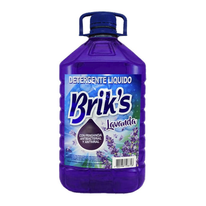 Detergente Líquido Lavanda 5Lt Briks | Super Costo | Pañales y ...
