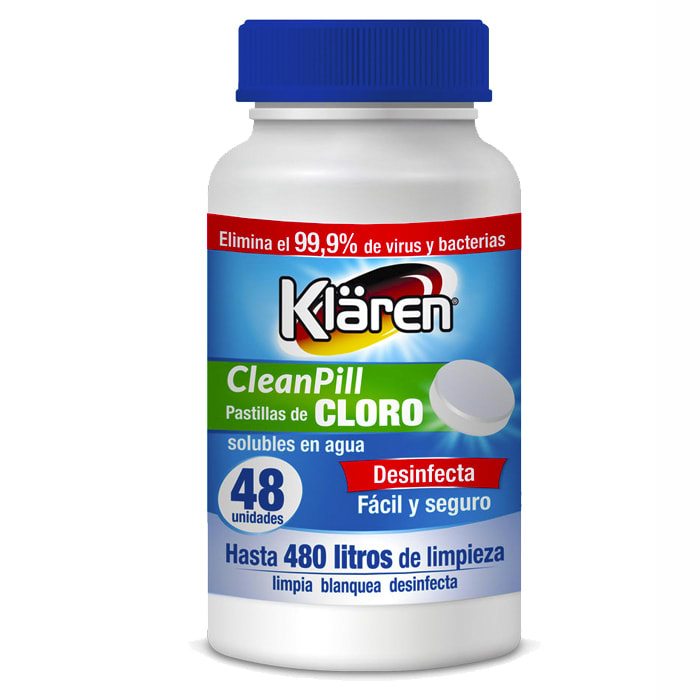 Pastillas de Cloro 48 un. Klaren | Super Costo | Pañales y productos de ...