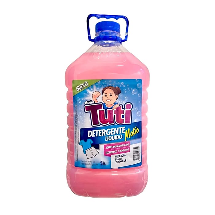Detergente Líquido 5 LT. Doña Tuti | Super Costo | Pañales y productos ...