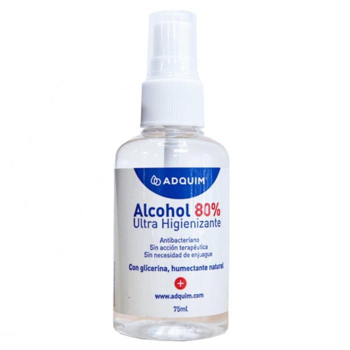 Alcohol Spray 80% 75ml. Adquim | Super Costo | Pañales y productos de ...