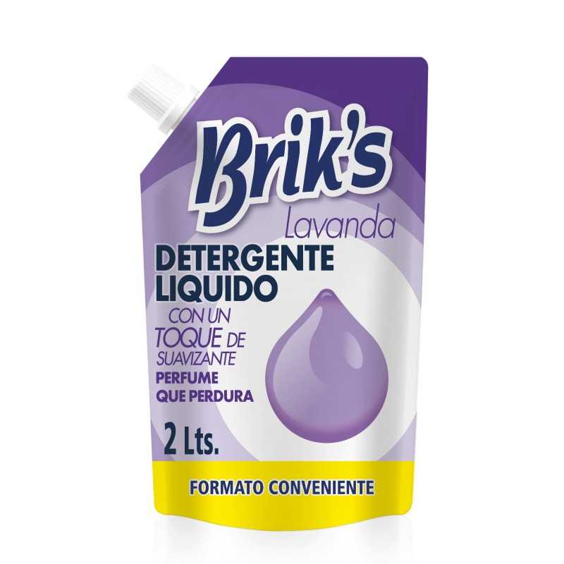 Detergente Líquido Lavanda Doypack 2 LT. Briks | Super Costo | Pañales ...