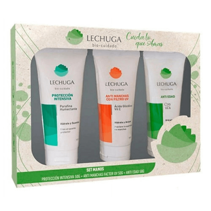 Estuche 3 Cremas de Manos 50gr. Lechuga | Super Costo | Pañales y productos de higiene al mejor ...