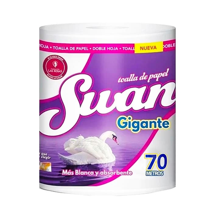 Toalla de Papel Gigante 70 mts. Swan | Super Costo | Pañales y productos de higiene al mejor precio