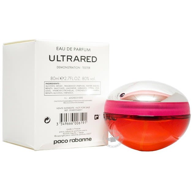 PACO RABANNE ULTRARED WOMAN 80 ML EDP TESTER | CyD Todo Perfumes