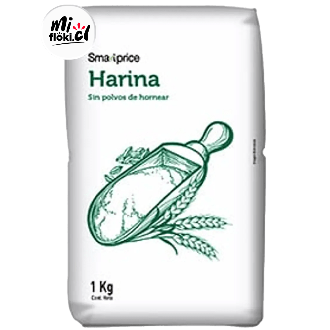 Harina Smart Price Sin Polvo de Hornear 1kg | Mifloki