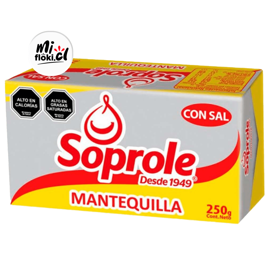 Mantequilla Con Sal Soprole 250g | Mifloki