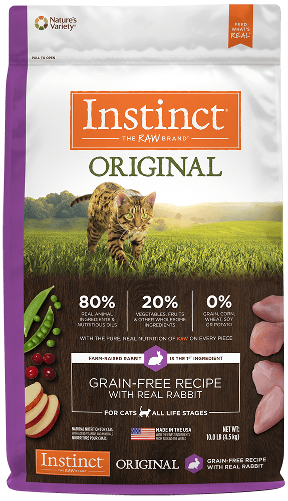 INSTINCT RAW INSPIRED KIBBLE ORIGINAL (CAT) RABBIT | Pets & Pets