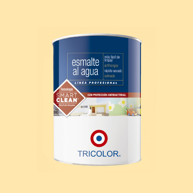 PINTURA ESMALTE AL AGUA PROFESIONAL COLOR DAMASCO LIGHT 1/4GL TRICOLOR ...