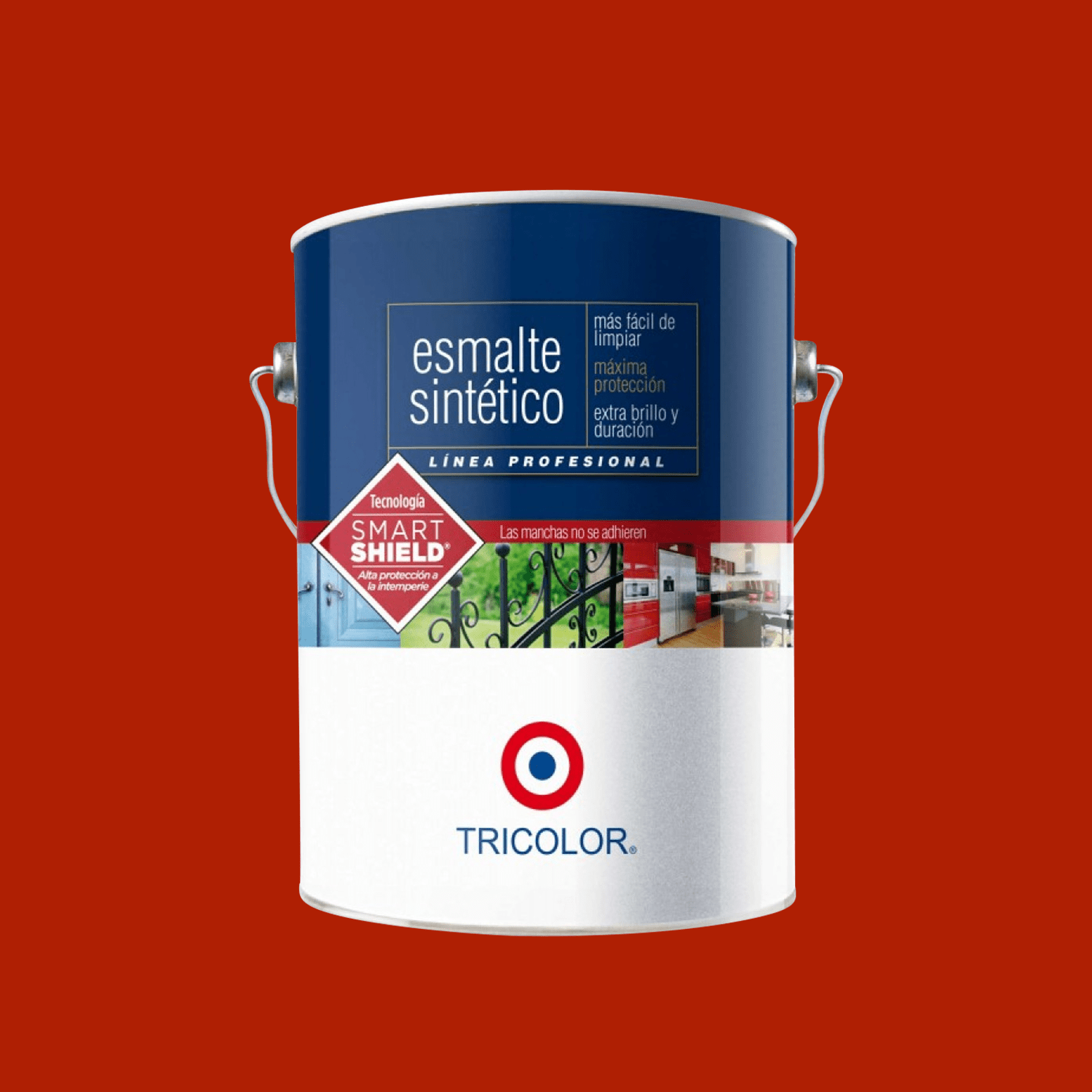 PINTURA ESMALTE SINTETICO BERMELLON 1GL TRICOLOR | Forzza
