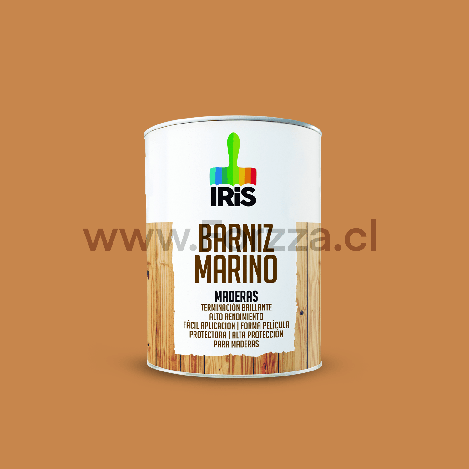 PINTURA BARNIZ MARINO COLOR MAPLE 1/4 GL MARCA IRIS | Forzza