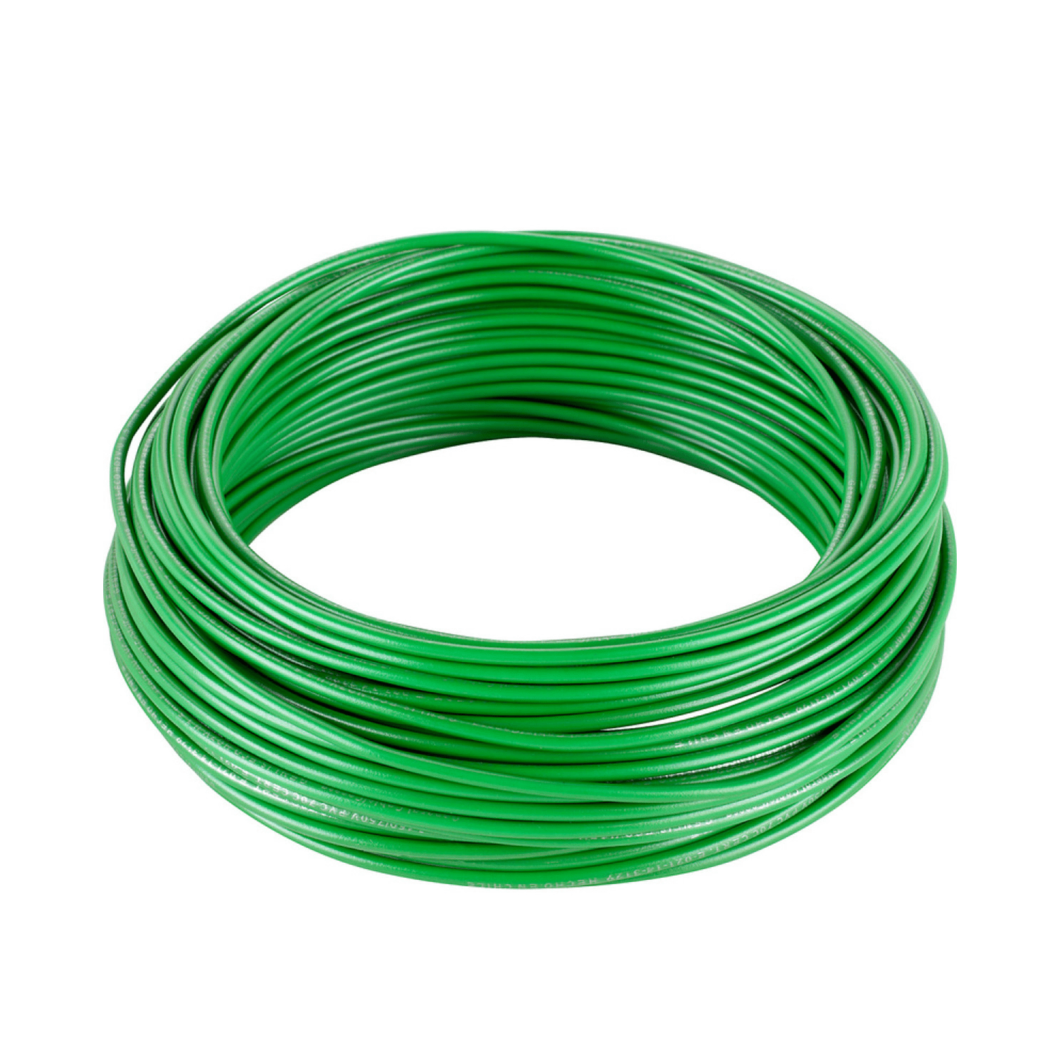 CABLE LIBRE HALOGENO 1.5MM COLOR VERDE ROLLO 100MTS | Forzza