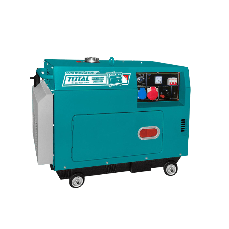 GENERADOR ELECTRICO DIESEL 380V/220V 5000W INSONORO ARRANQUE ELECTRICO ...