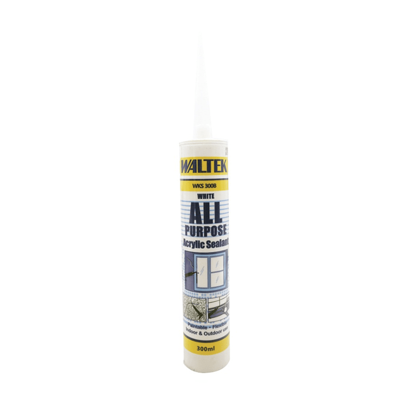 SILICONA ACRILICA PROFESIONAL 300ML BLANCO WALTEK | Forzza