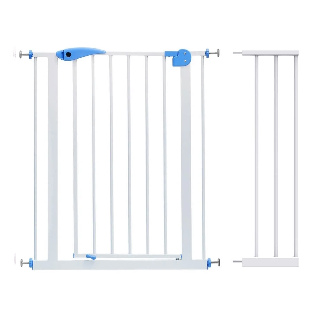 Reja Seguridad Bebé Mascotas 75-85 Cm + Extensión 20cm Ancho ...