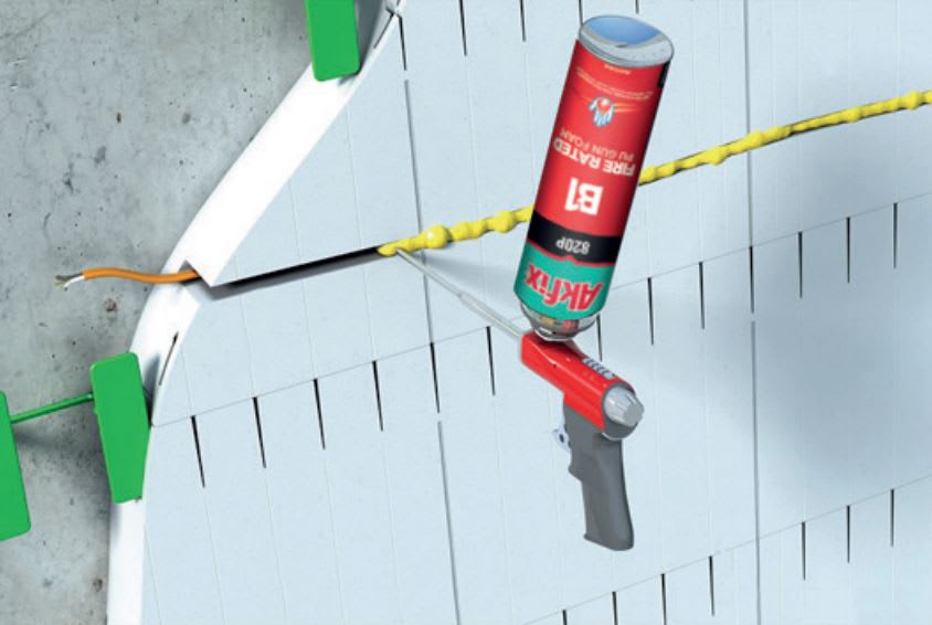 Espuma Poliuretano Ignifuga B1 Akfix 820 | Aislacel