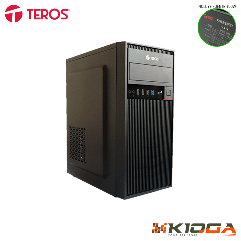 CASE CON FUENTE | KIOGA COMPUTER STORE