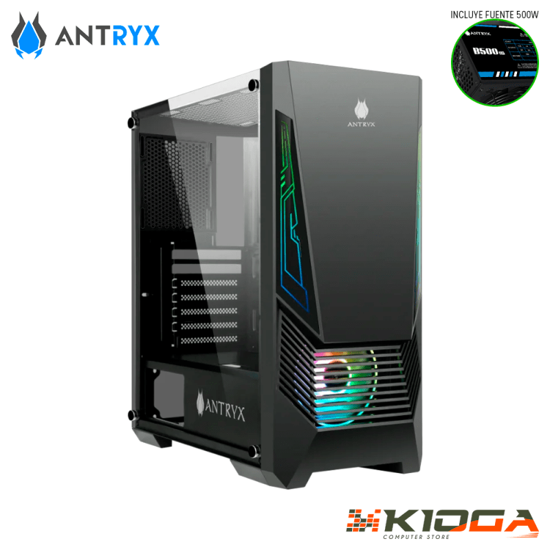 CASE CON FUENTE | KIOGA COMPUTER STORE