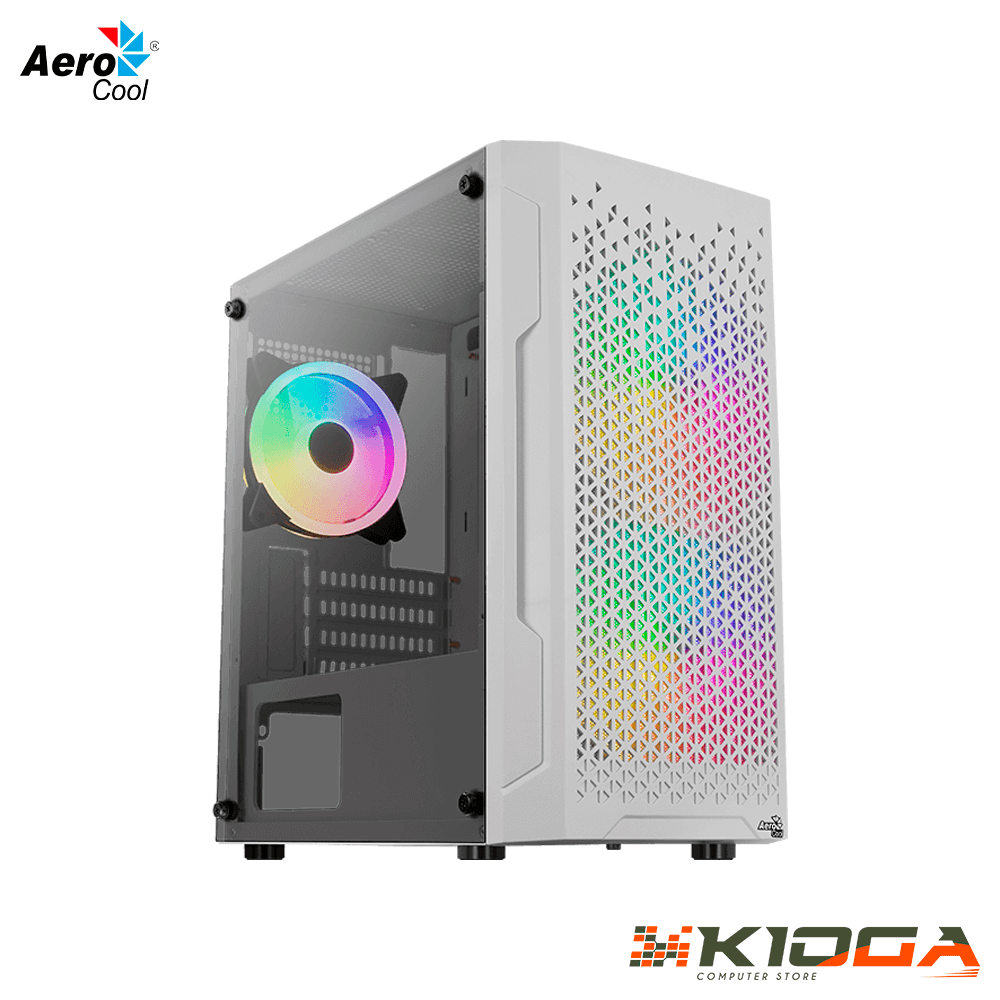 CASE AEROCOOL TRINITY MINI WHITE | KIOGA COMPUTER STORE