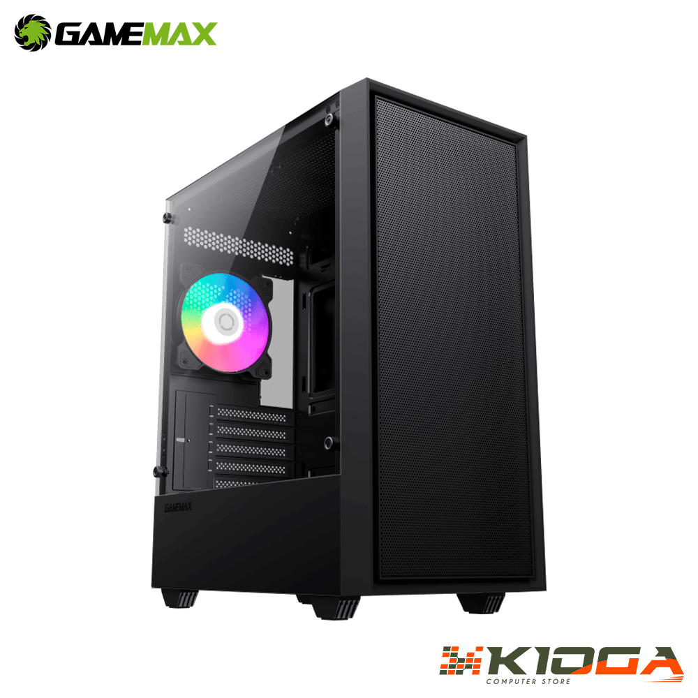 CASE GAMEMAX STORM BK GB BLACK RAINBOW | KIOGA COMPUTER STORE