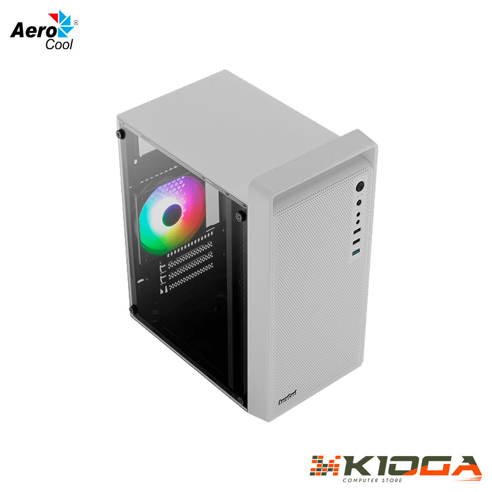 CASE AEROCOOL CS-109-G WHITE V1 | KIOGA COMPUTER STORE