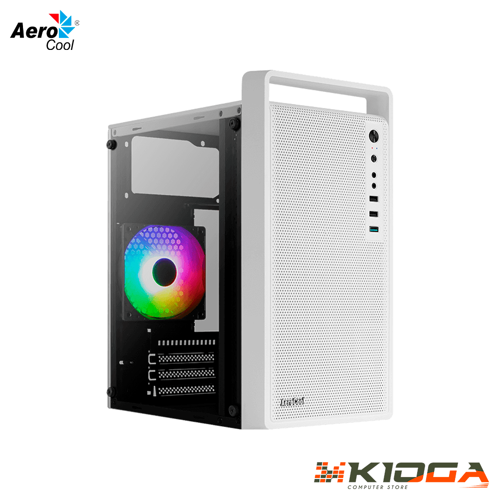 CASE AEROCOOL CS-109-G WHITE V1 | KIOGA COMPUTER STORE