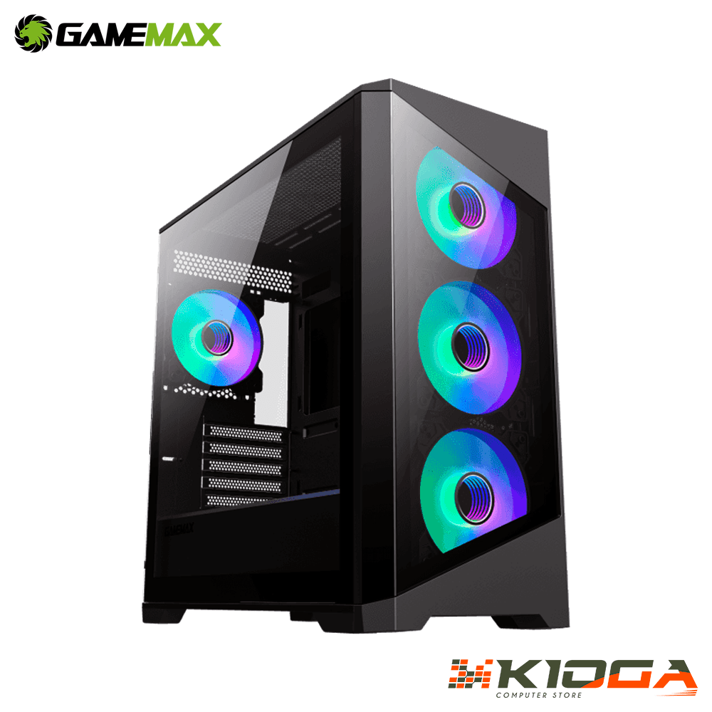 CASE GAMEMAX DESTROYER TGB BLACK ARGB | KIOGA COMPUTER STORE