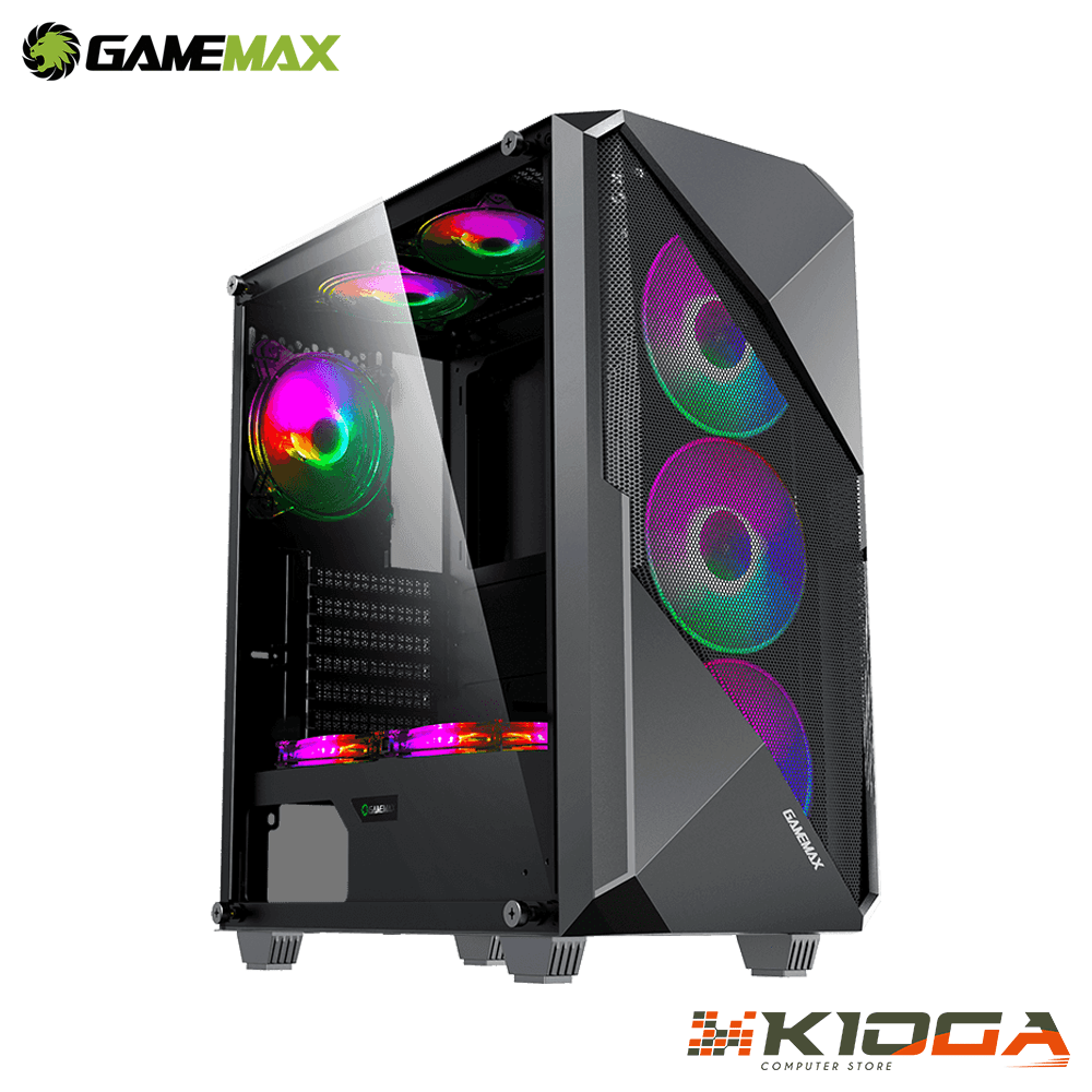 CASE GAMEMAX REVOLT 4xRGB | KIOGA COMPUTER STORE