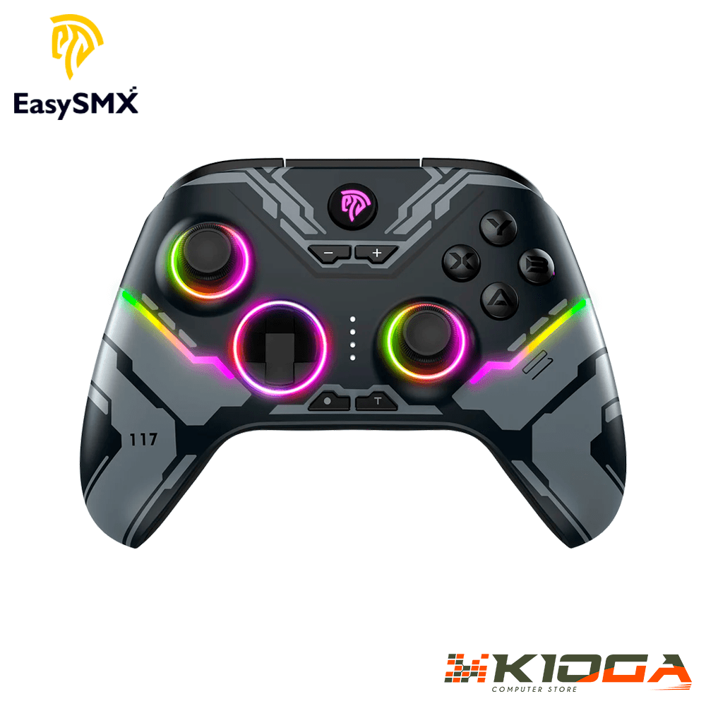 MANDO INALAMBRICO EASYSMX X15 MECHA MULTIPLATAFORMA RGB 2.4GHZ/BT/WIRED ...