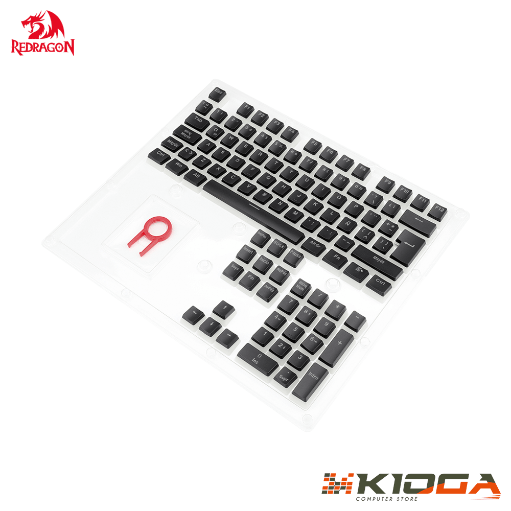 KEYCAPS REDRAGON SCARAB BLACK | KIOGA COMPUTER STORE