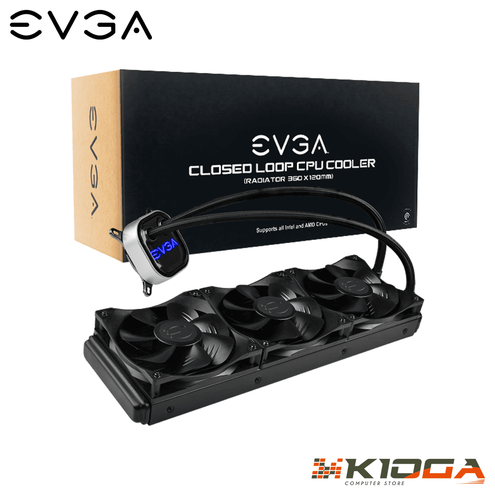 LIQUID COOLER EVGA CLC 360 RGB | KIOGA COMPUTER STORE