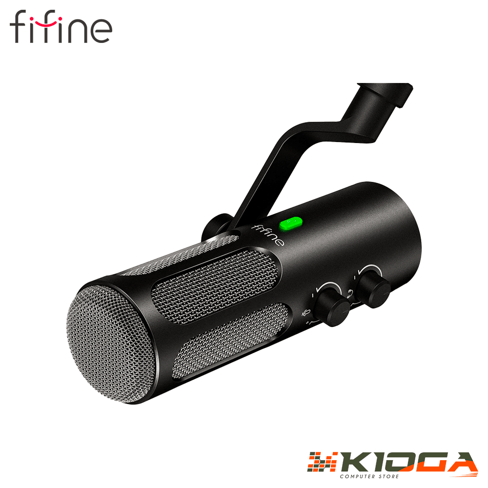MICROFONO FIFINE AMPLITANK TANK3 BLACK DINAMICO USB/XLR | KIOGA COMPUTER STORE