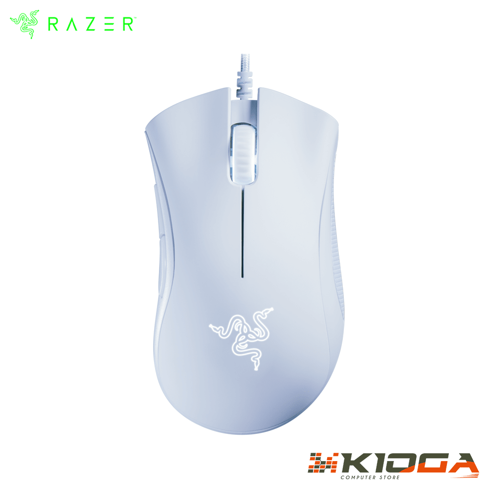 MOUSE RAZER DEATHADDER ESSENTIAL WHITE | KIOGA COMPUTER STORE