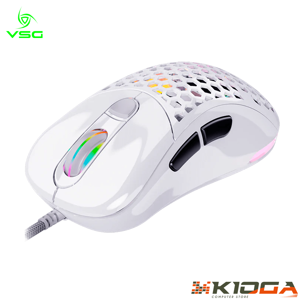 MOUSE VSG AQUILA AIR-BLANCO BRILLANTE | KIOGA COMPUTER STORE