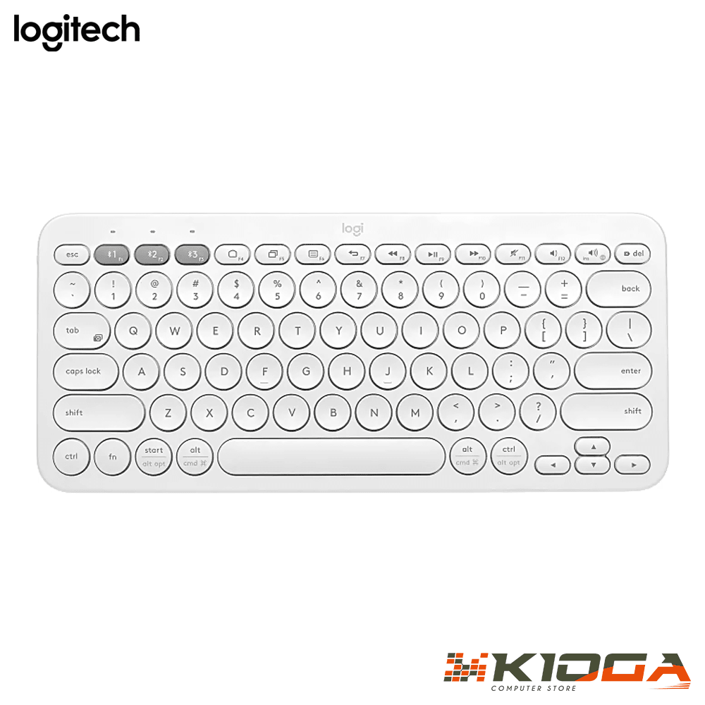 TECLADO BLUETOOTH LOGITECH K380 MULTIDEVICE WHITE | KIOGA COMPUTER STORE