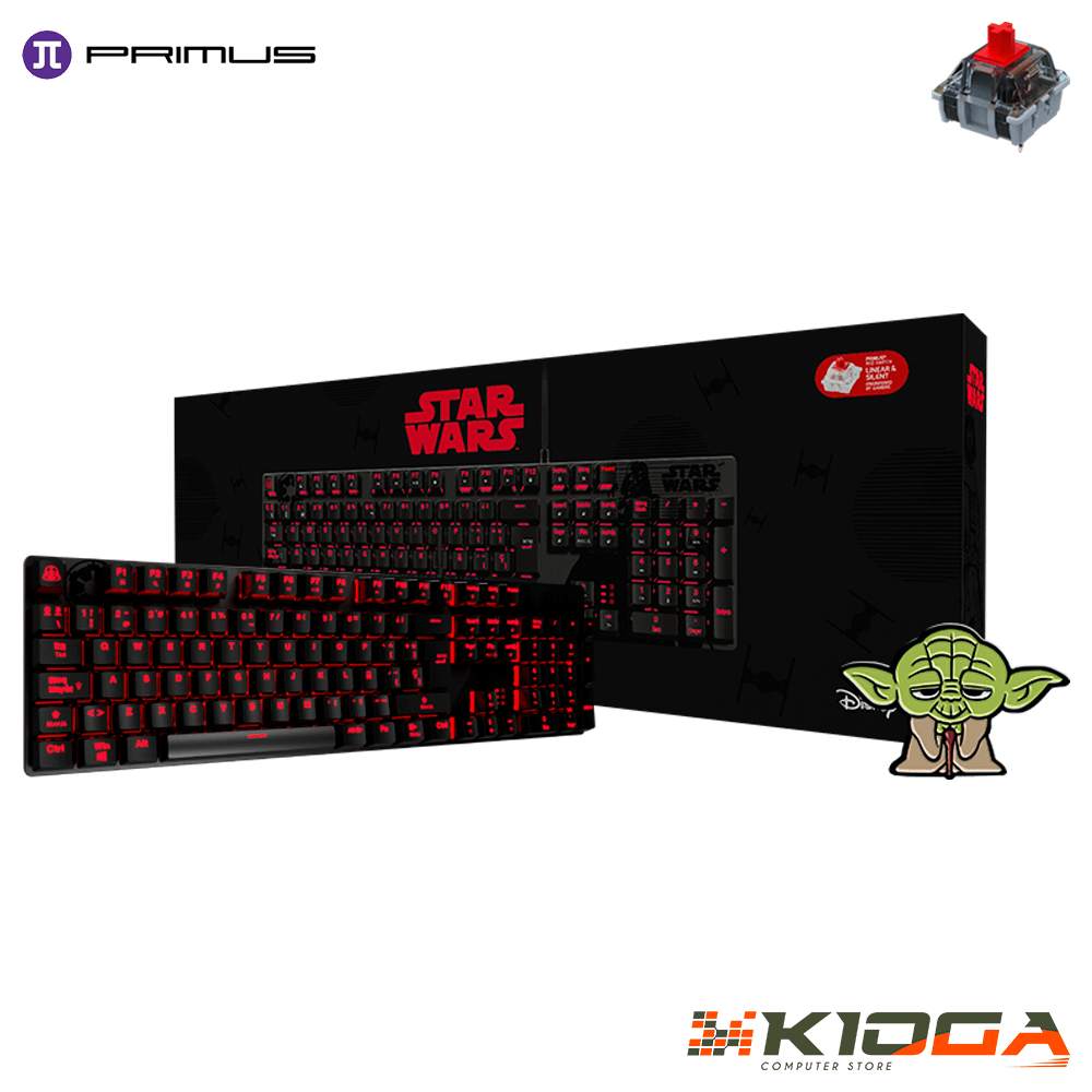 TECLADO PRIMUS GAMING DARTH VADER BALLISTA 90T - RED SWITCH | KIOGA ...